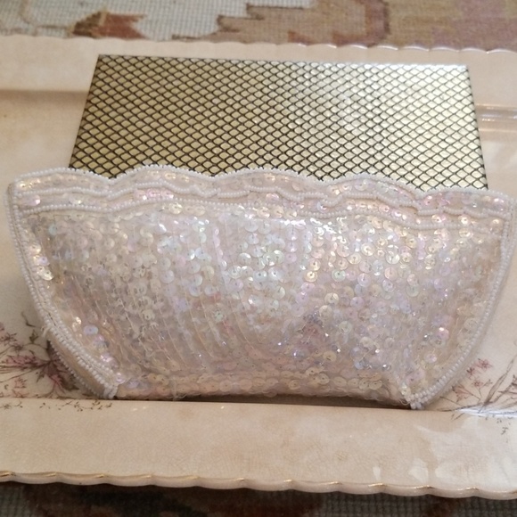 Vintage | Bags | Stunning 5s Vtg Scalloped La Regale Sequin Purse ...